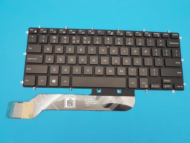 Keyboard Int. Dell Inspiron 13 5368 5378 5379 0M9DMK US Backlit for ...