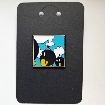 Nintendo 64 Super Mario Game Enamel Pin- Character: Bob-omb Battlefield ...