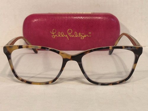 Lilly Pulitzer Ellison Women's Tortoise Full Rim Cat Eye Eyeglasses ...