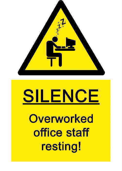 A5 Workplace Workstation Sticker - Construction Site Health and Safety ...