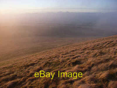 Photo 6x4 Mickle Corum hillside Mist wafts in at sunset. Ben Ledi Stuc ...