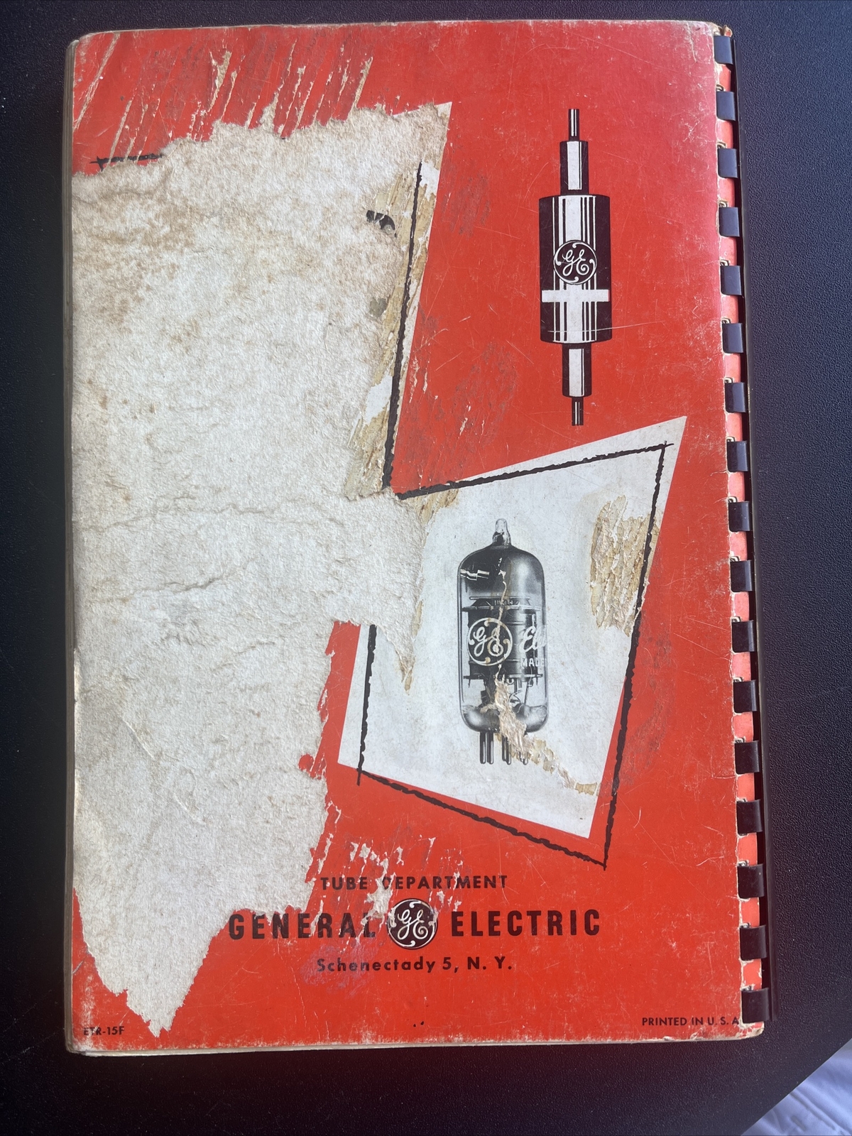 GE Electronics Tubes Essential Characteristics Book (Vintage, Spiral ...