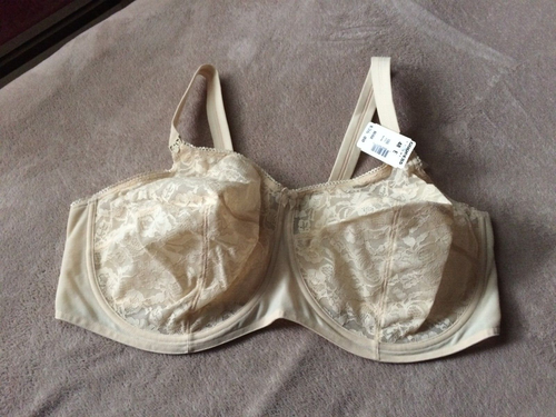 Goddess 48E Revelation Beige All Over Lace Underwire Cup Bra Style 106 ...