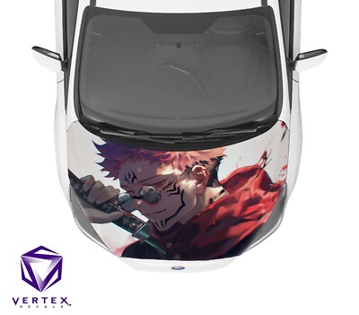 Jujutsu Kaisen Anime Hood Wrap Weatherproof Vinyl Decal 50"X60" | eBay