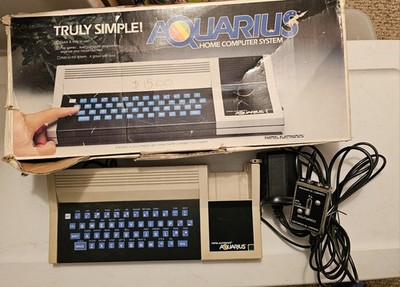 VINTAGE Mattel Aquarius Computer Console - Intellivision - powers on | eBay