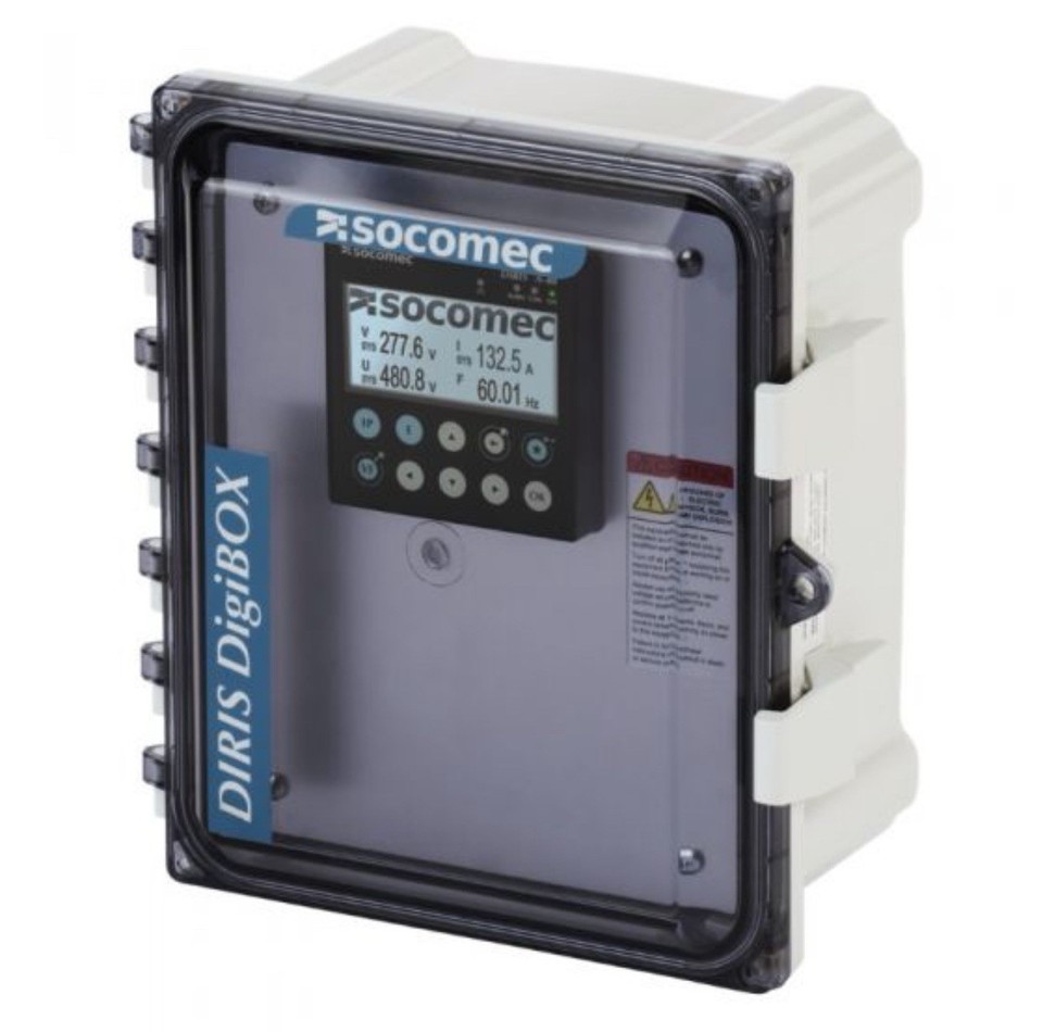 Socomec DIRIS DigiBOX A40 with TF-120 Rogowski Coil Sensor 500-2000A ...