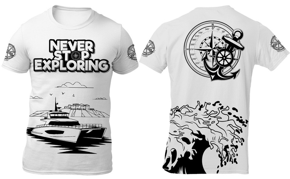 Yacht Club Boat T-shirt / Ocean Boating Yachting Captain Skipper ...