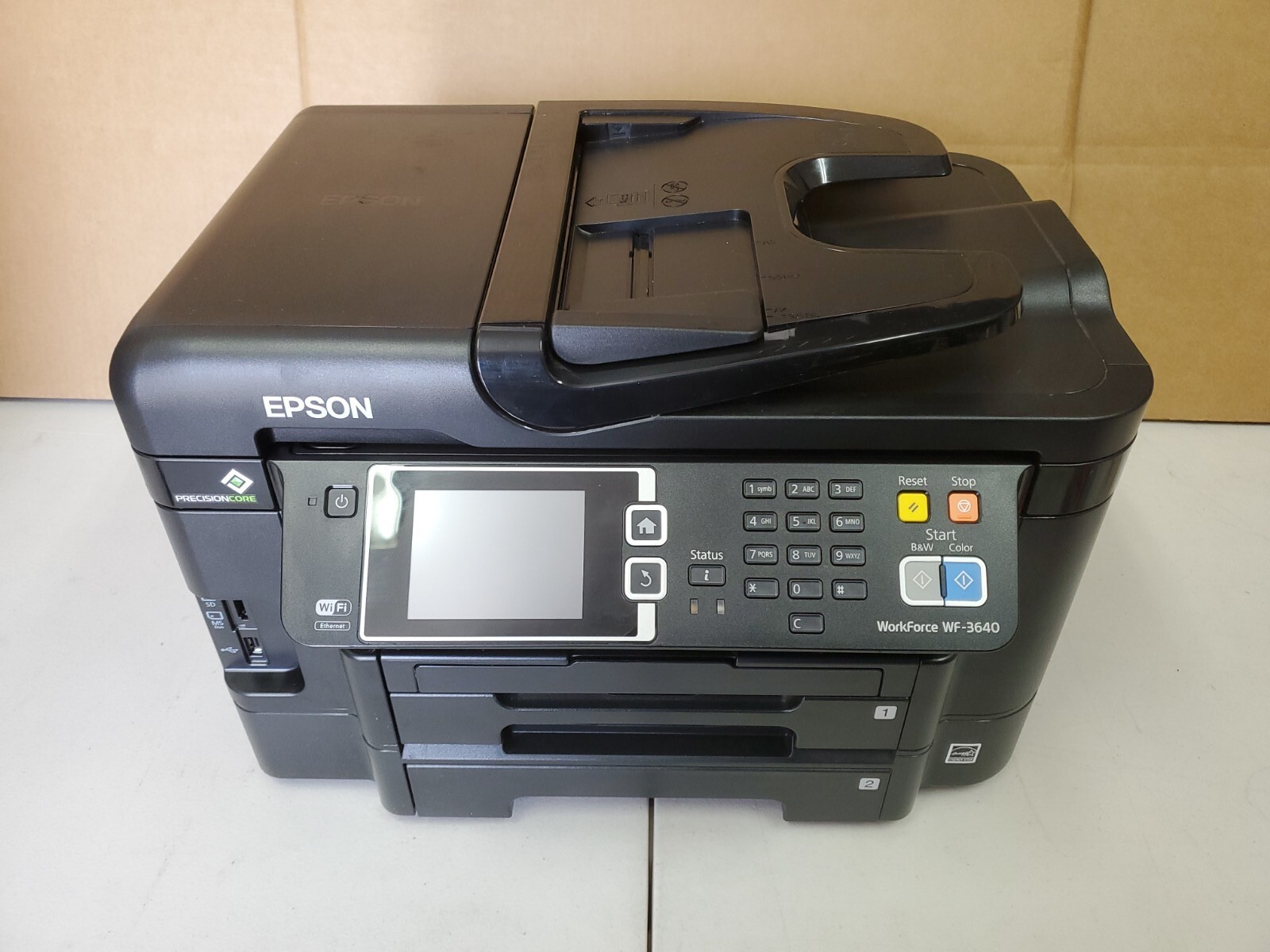 Epson WorkForce WF-3640 All-in-One Inkjet Printer (C11CD16201)/#F57 ...
