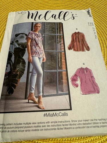 McCall's Pattern # M8042, Misses Tops, New, Sizes Lrg - XXL | eBay