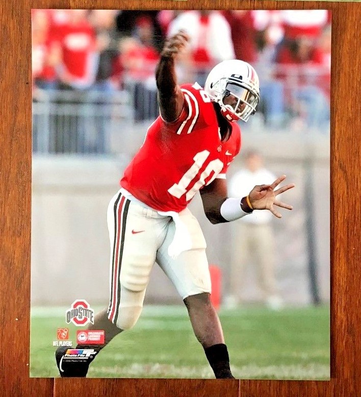 Ohio State Heisman Trophy winner TROY SMITH Licensed 8 x 10 Color 3 ...