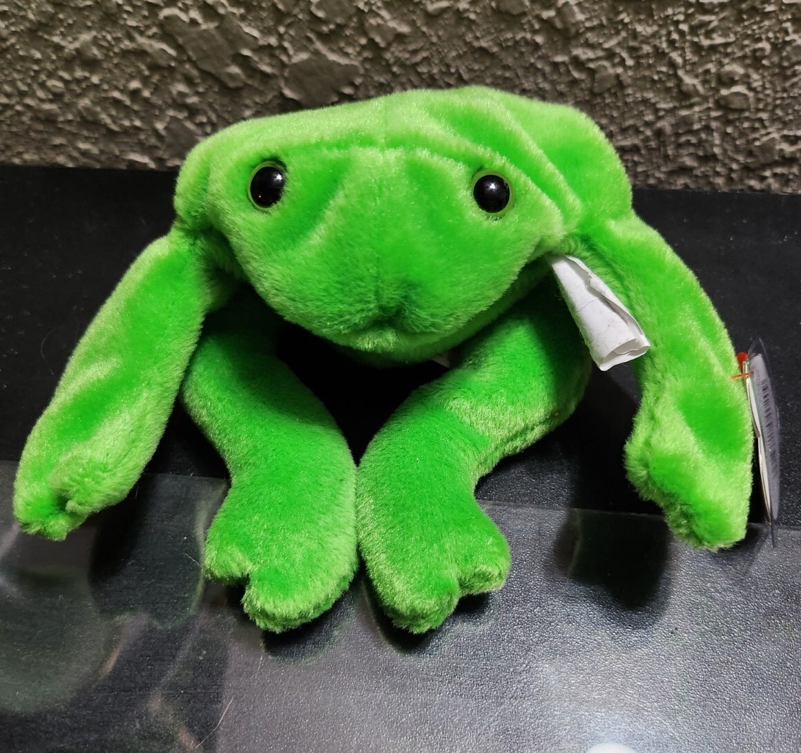 Leggs The Frog Ty 1st Edition 1993 PVC Pellets RARE***** | eBay