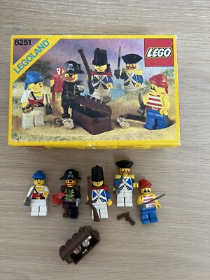Vintage Lego Pirate Mini Figures Sea Mates 6251 Boxed Complete | eBay UK
