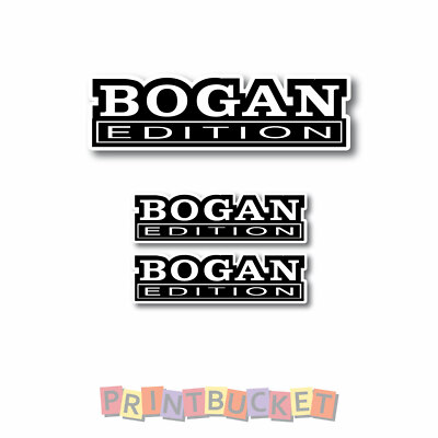 Bogan Edition sticker 3 pack 1 x 180mm, 2 x 120mm quality waterproof ...
