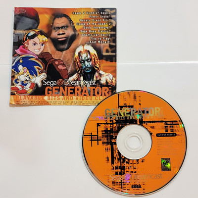 Generator Vol. 1 (SEGA Dreamcast) | eBay
