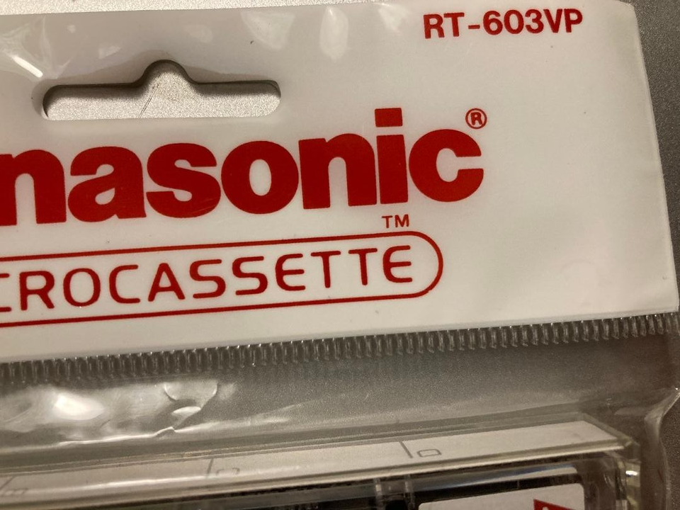 Panasonic Micro Cassettes - Value Pack - 3x MC 60 tapes 1x Head Cleaner ...