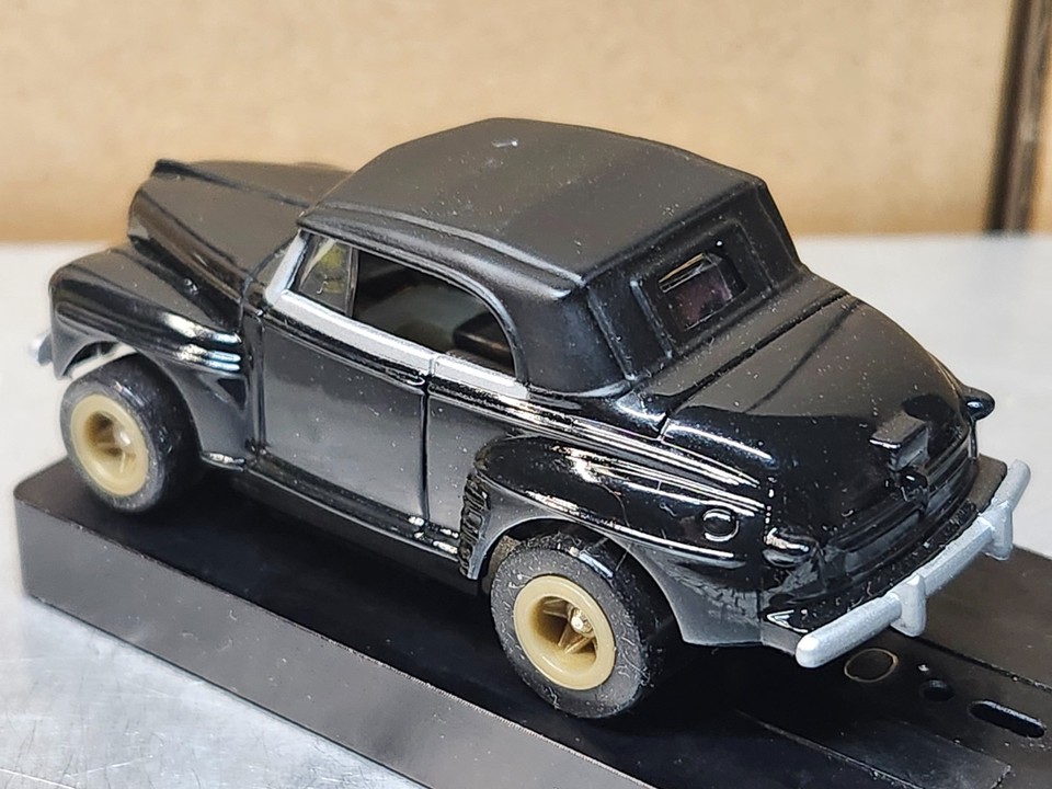 AW BIFF'S 46 FORD BACK TO THE FUTURE CAR WITH (NEW) BULLDOG TURBO CHASSIS HO SLO | eBay