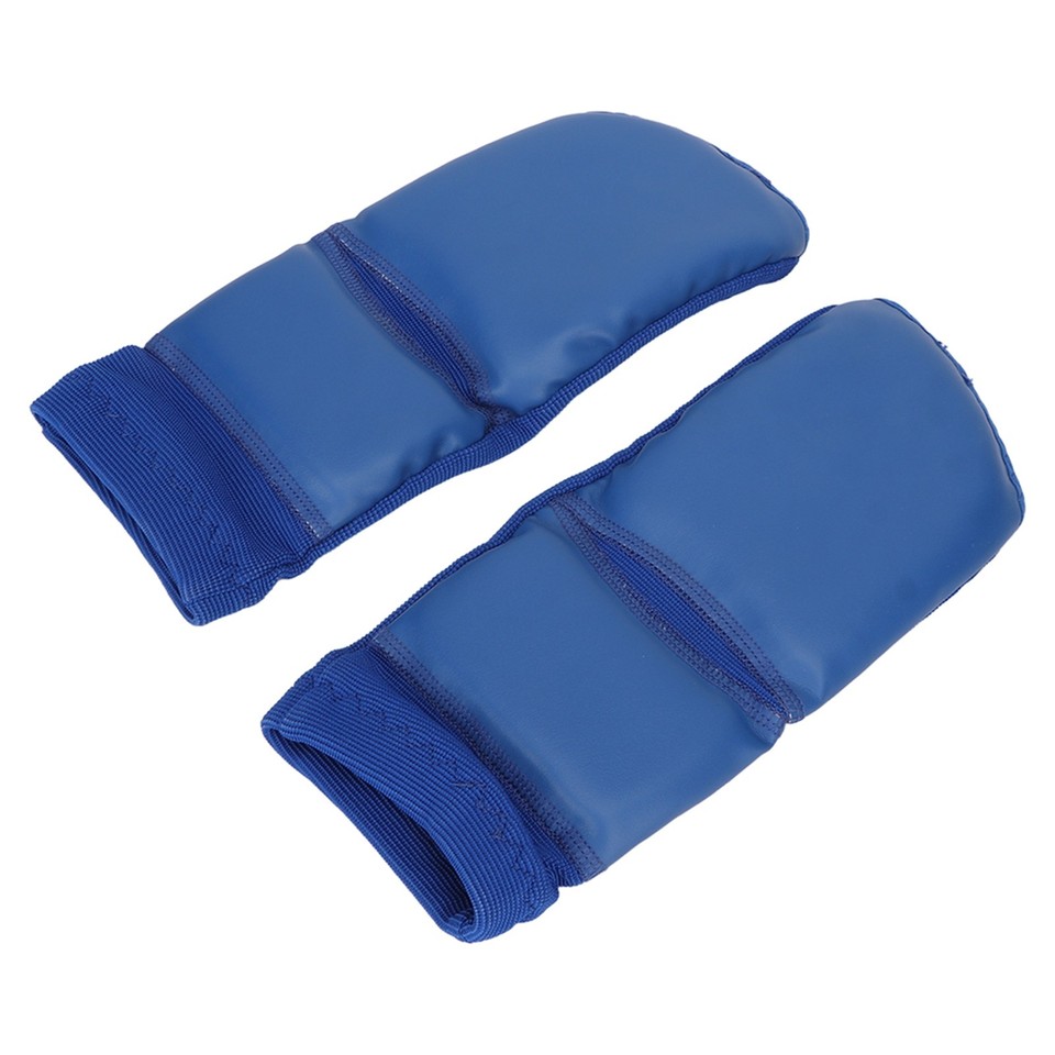 Boxing Foot Protector PU Leather Sparring Guard Blue XL | eBay UK