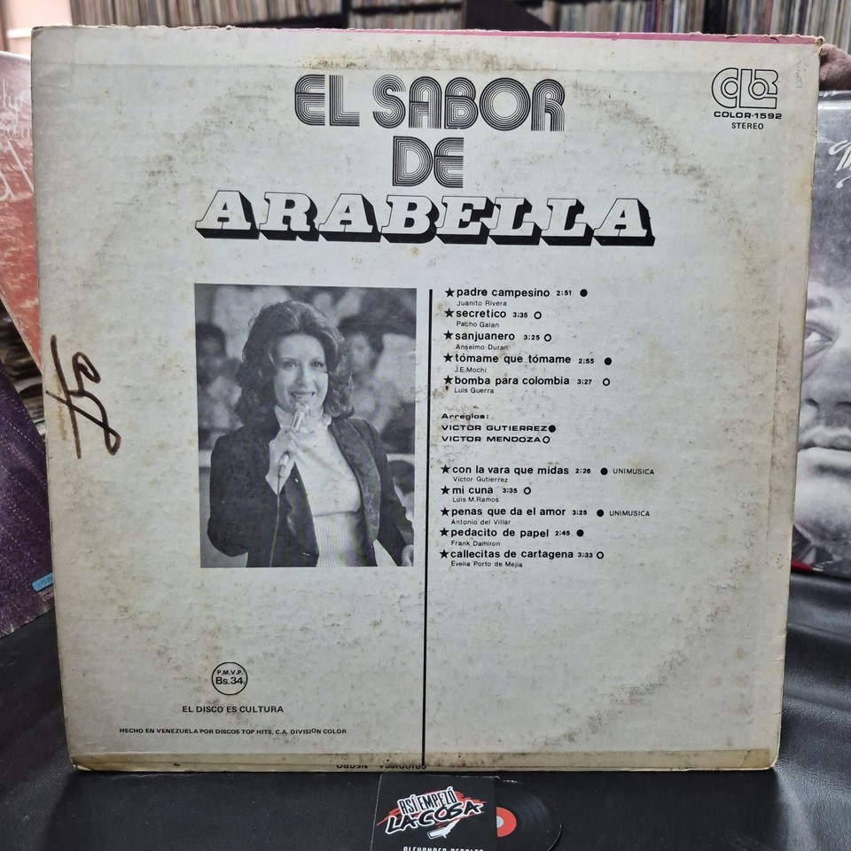 Arabella – El Sabor De Arabella - Latin, Salsa, Guajira, Son, Cumbia ...