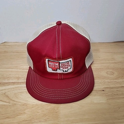 Wayne Feeds Animal Health Aids Mesh Patch Snapback Hat K-Products | eBay