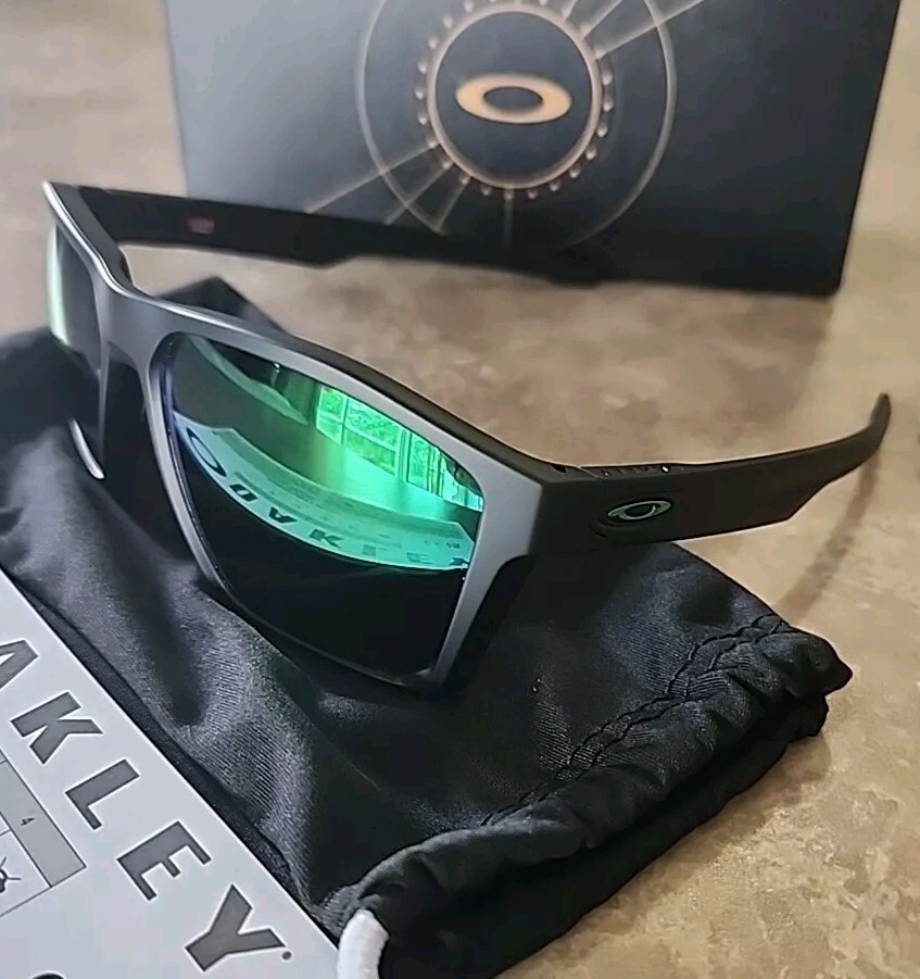 🔥 OAKLEY TARGETLINE MATTE BLACK w/ PRIZM JADE POLARIZED SUNGLASSES ...