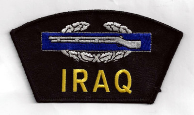 COMBAT INFANTRY BADGE CIB IRAQ WAR OIF HAT PATCH US ARMY VETERAN GIFT ...