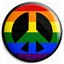 CND Logo - Peace Sign - 25mm Love Symbol Button Badge with Fridge ...