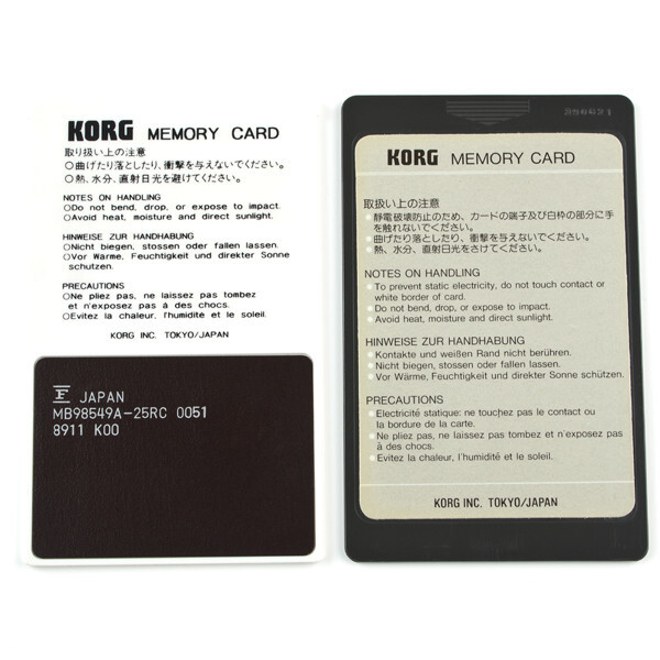KORG M1 SYNTH 1 ROM Card Set MSC-02 MPC-02 for M1 M1R synthesizer | eBay