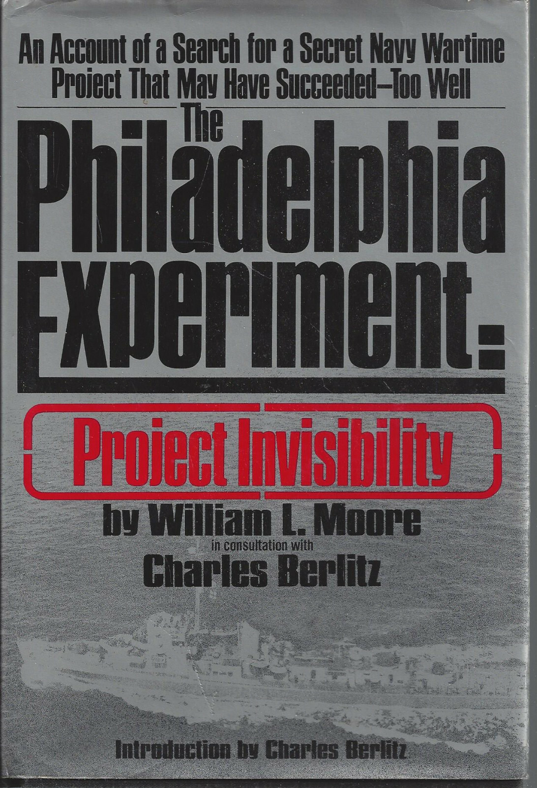 Philadelphia Experiment Project Invisibility HC First Printing 1979 VG ...