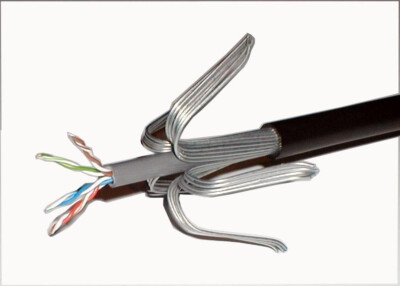 50m Reel CAT5e 4 Pair UTP SWA Cable - Steel Wire Armoured DIRECT BURIAL ...