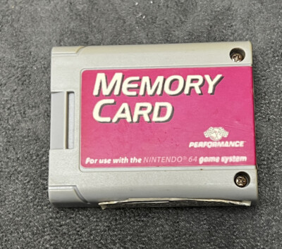 Nintendo 64 Memory Card Plus by Performance Controller P-302 (N64 ...