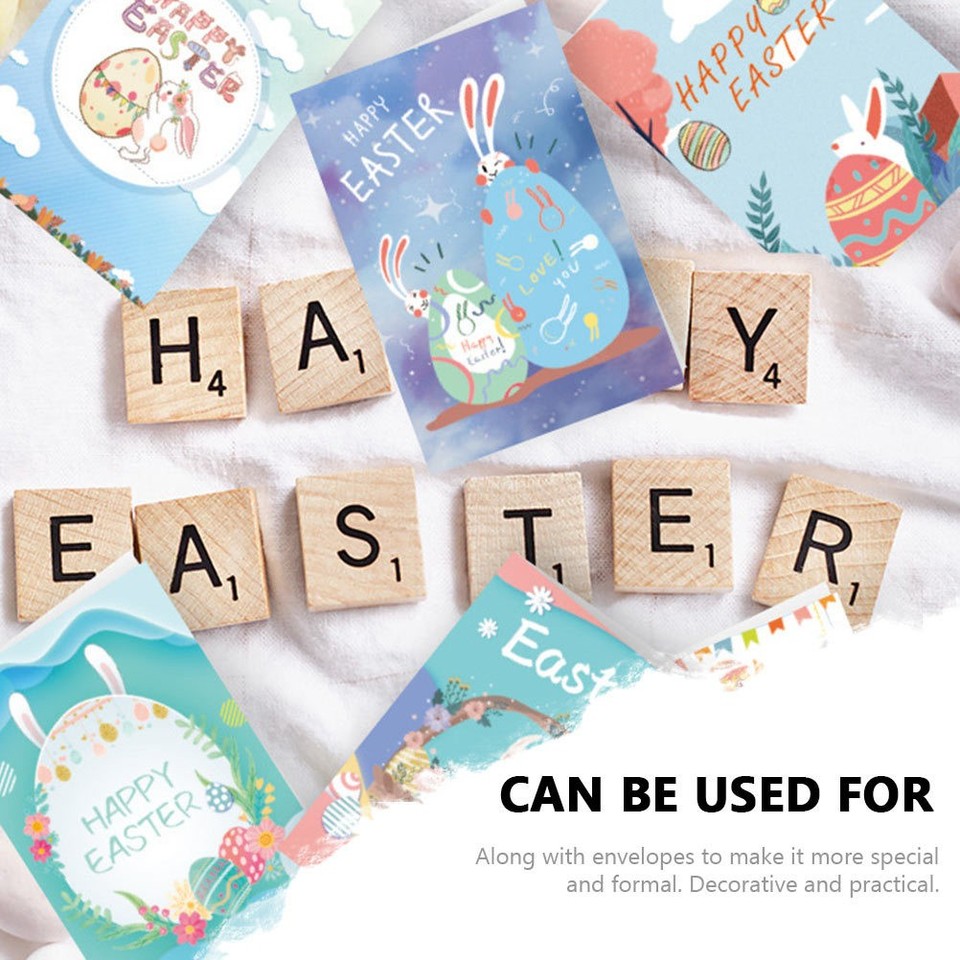 18Sets Thank You Cards Blessing Cards with Envelop Stickers Easter ...
