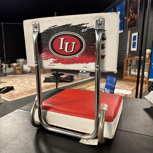 Vintage Indiana University Stadium Seat Foam Foldable Bleacher Bench ...