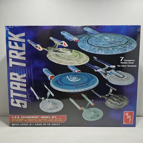 Star Trek USS Enterprise AMT 7 Complete Model Kits Sealed New Rare U.S ...