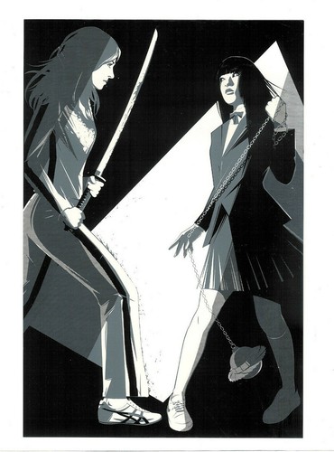 KILL BILL "Beatrix and Gogo" (Craig Drake) SOLD OUT Rare Ltd Ed Mini ...