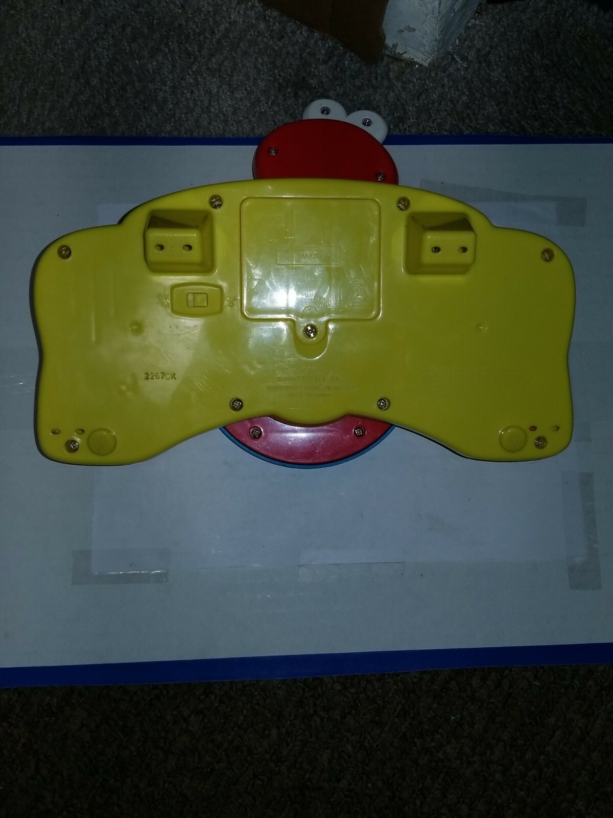 Sesame Street Elmo Giggle 'n Go Driver Steering Wheel Toy Mattel 2006 ...