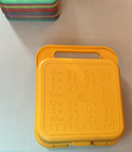 Tupperware Tuppertoys Stencil Art Set 18 Stencils in Yellow Sturdy ...