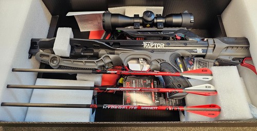 Barnett BAR78182 Hyper Raptor 410 FPS Compact 32.5" Crossbow Package w ...