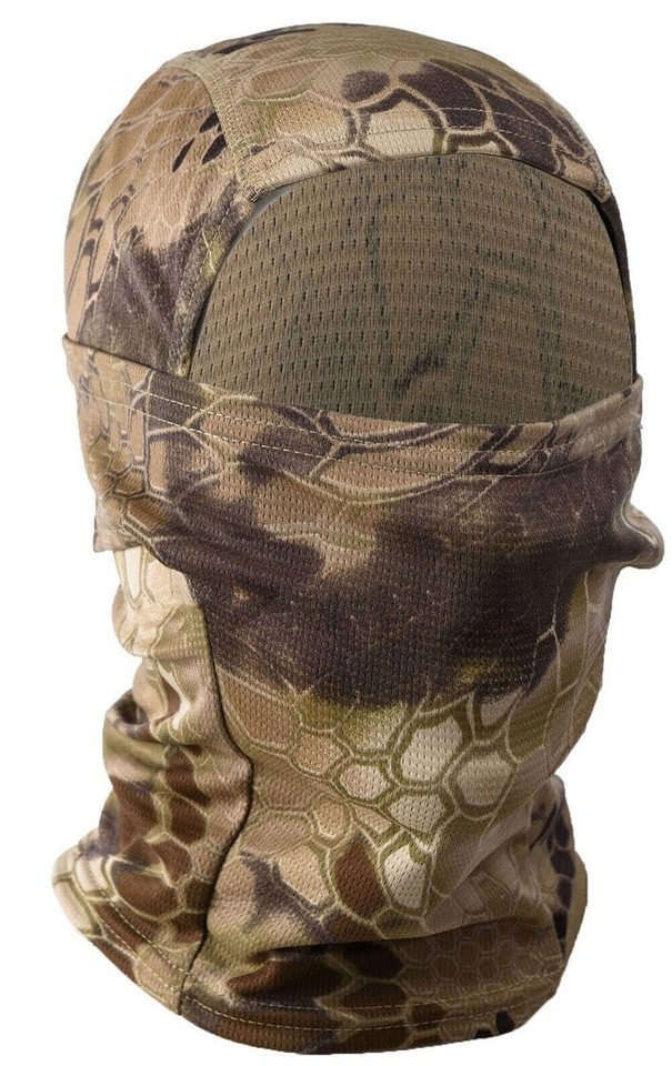 Balaclava Face Mask Jungle Green Snake Military Hunt Outdoors Hiking ...