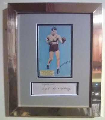 Jack Dempsey(1895-1984)/Autograph/Boxer-World Heavyweight Champion ...