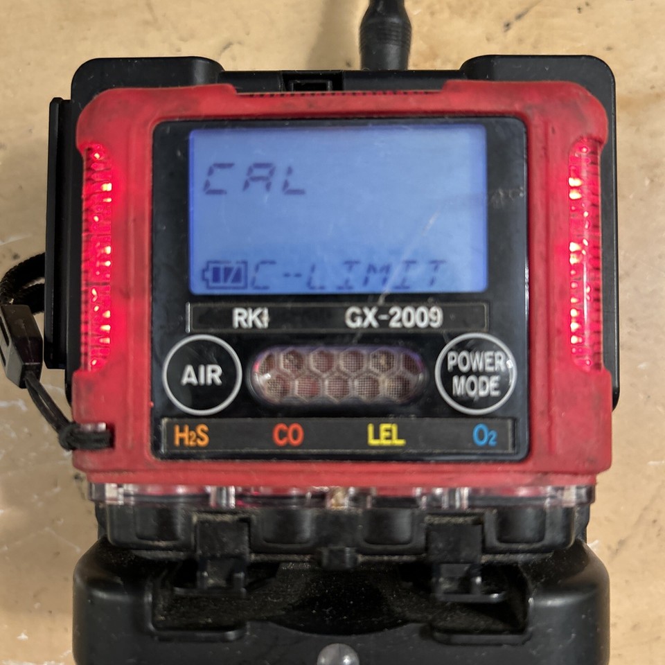 RKI Instruments Gx-2009 4 Gas Monitor (lel O2 H2s Co) Turns On Untested ...