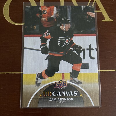 2021-22 Cam Atkinson Canvas Upper Deck Extended Series Philadelphia ...