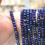 Natural 2x4mm Faceted Dark Sapphire Abacus Gems Loose Beads 15''AAA | eBay