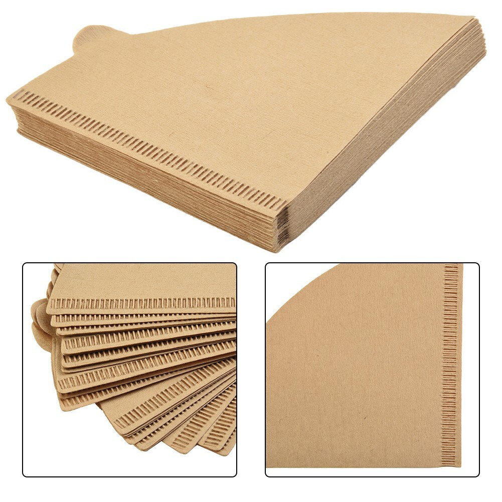 Unbleached Brown Coffee Filters Papers for Size 4 For Machines ...