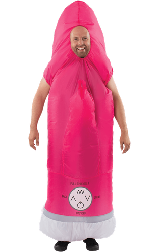 Adult Unisex Inflatable Pink Rabbit Vibrator and Duracell Bunny ...