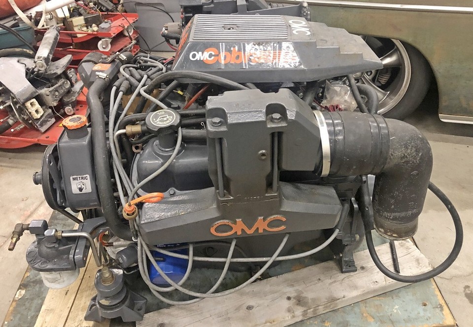OMC 5.8L 351 engine complete LOW HOUR, with accessories 1992 | eBay