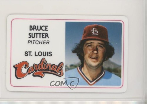 1981 Perma-Graphics/Topps Credit Cards Bruce Sutter #125-024 HOF | eBay