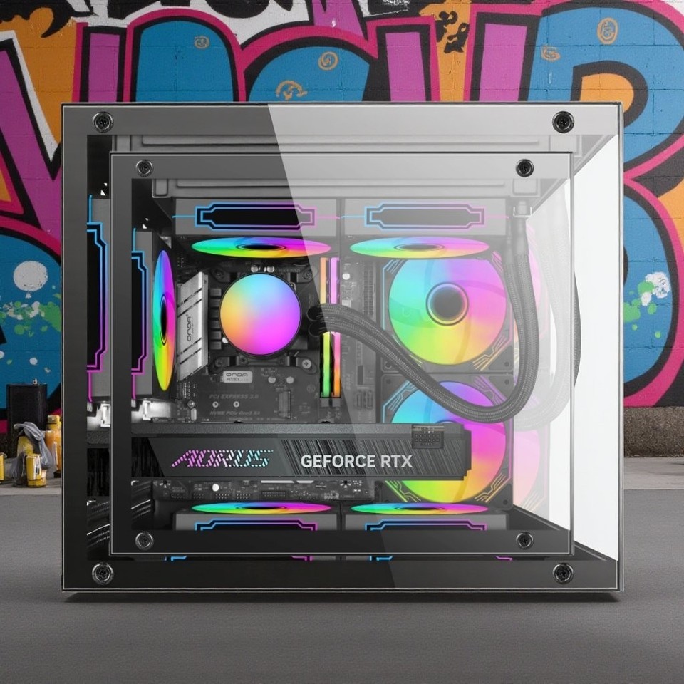 Custom Build ARGB Gaming Desktop Computer i7 PC 16GB RAM 2TB SSD RTX ...