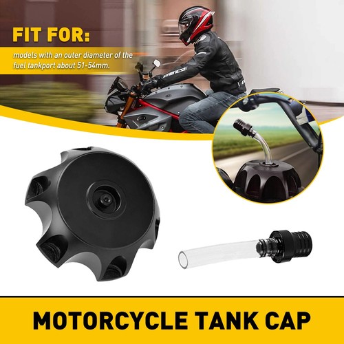 Universal Motorcycle Gas Fuel Tank Cap Vent Cover Valve Tube for Honda ...