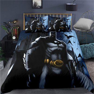 Batman Night Bat Single/Queen/Doube/King Size Bed Quilt/Doona/Duvet ...