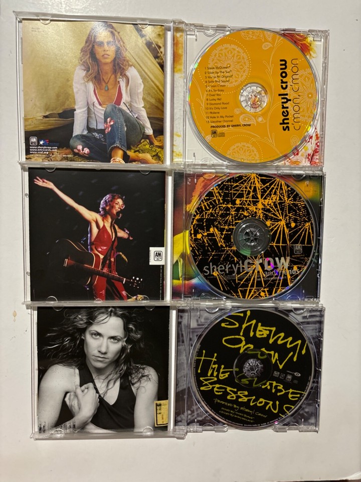 Sheryl Crow lot of 3 CDs C'mon C'mon, The Globe Sessions, & Friends live central | eBay